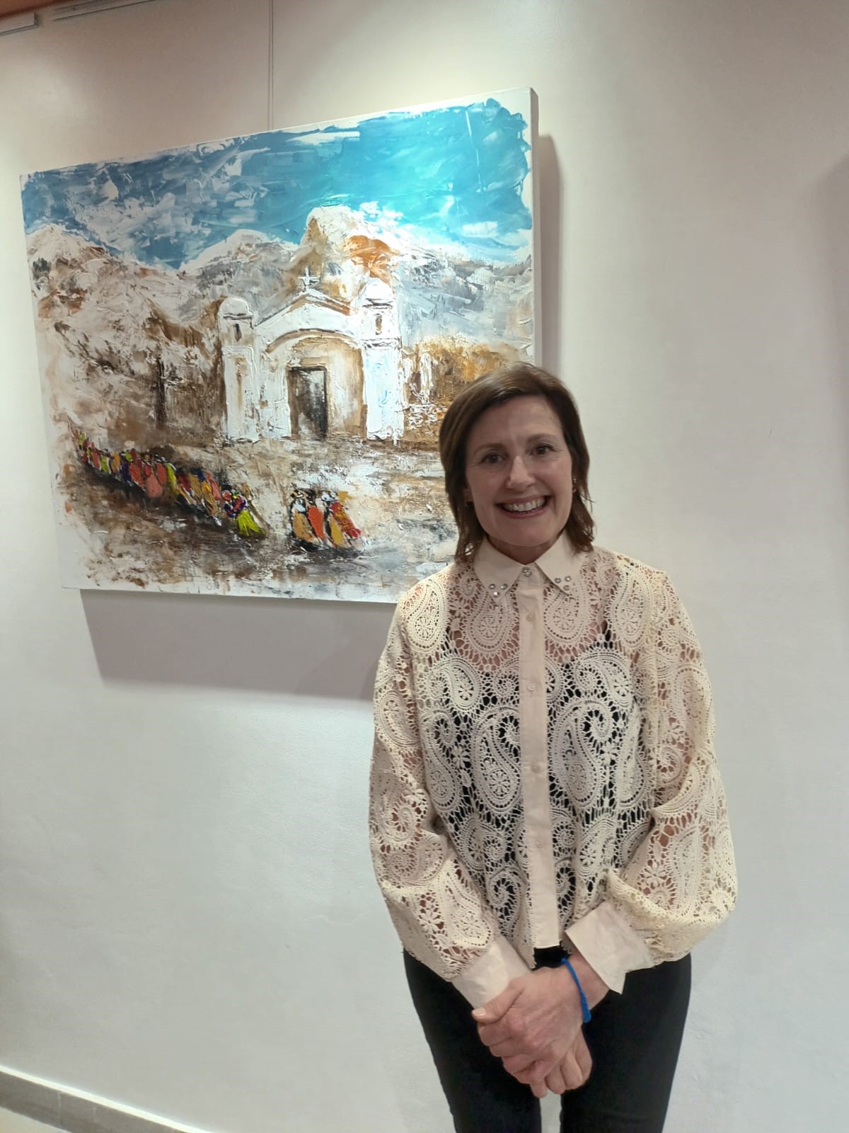 INAUGURO ANDREA AVAGNINA UNA MUESTRA DE 14 OBRAS SOBRE EL EXODO JUJEÑO ...