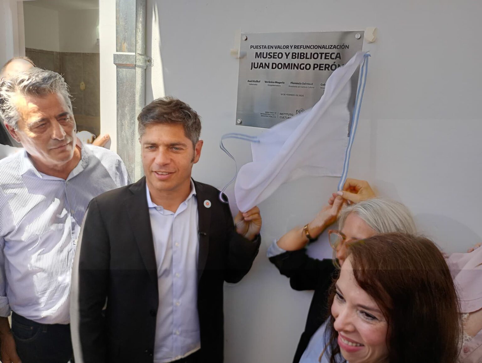 KICILLOF INAUGURO LA PUESTA EN VALOR DEL MUSEO JUAN DOMINGO PERON, Y SE ...